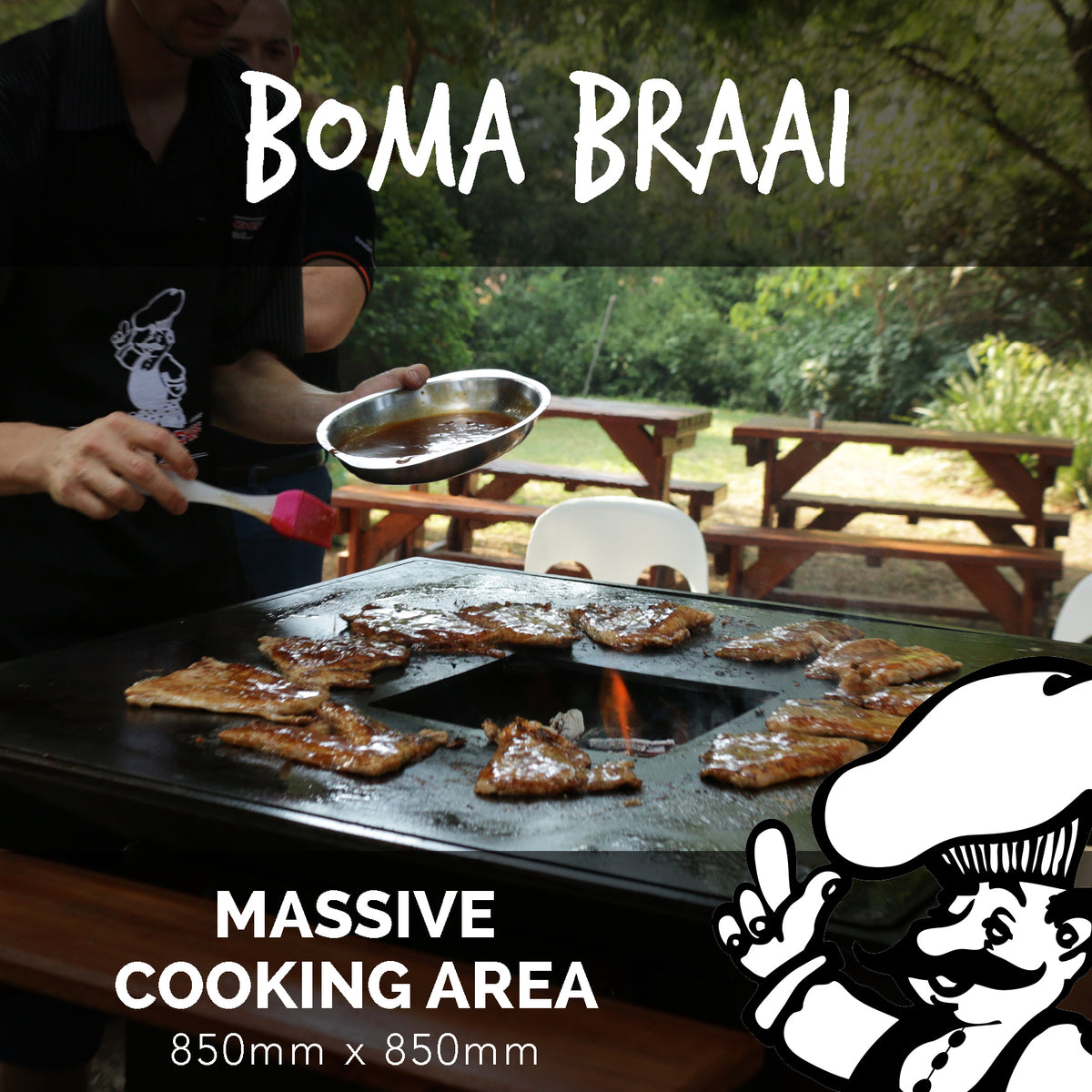 Chad-O-Chef | Boma Braai - Corten Steel – High Speed Gas